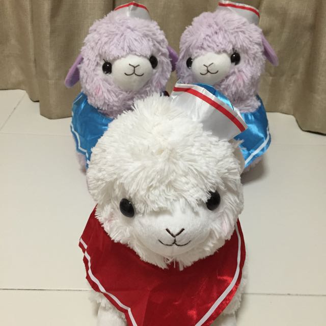 Alpacasso (AMUSE) Sailor Series ( 2 Purple + 1 White ), Hobbies & Toys, Toys & Games on Carousell