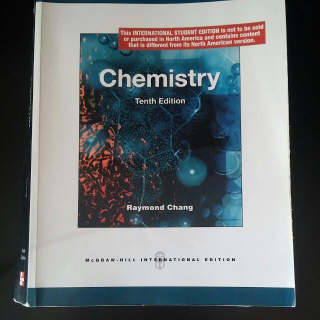 Chemistry Textbook A levels Tenth Edition By Raymond Chang, Hobbies ...