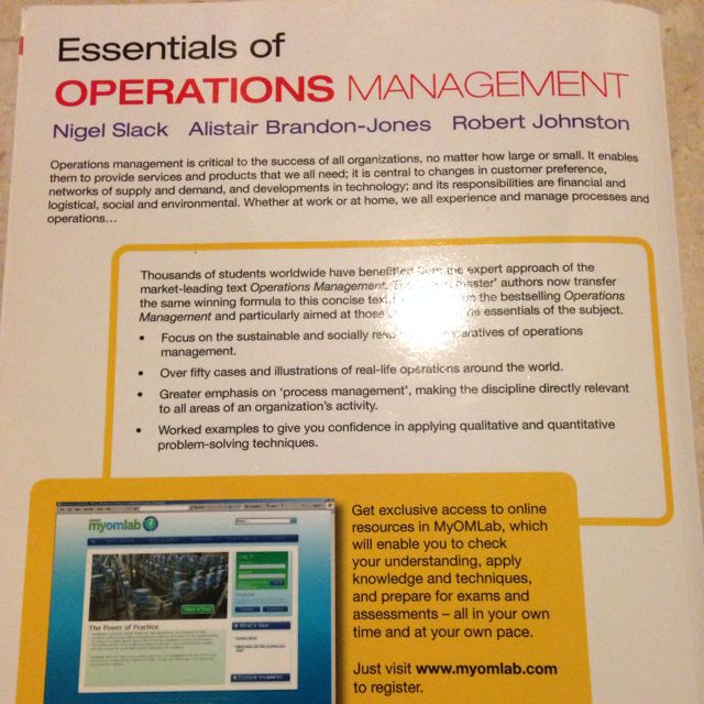 Essentials Of OperAtion Management, Hobbies & Toys, Books & Magazines ...
