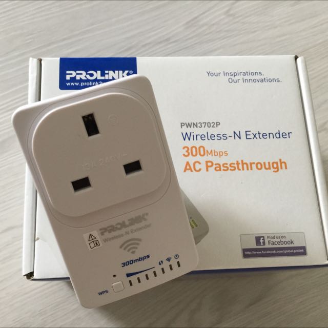 Prolink wireless-N Extender PWN3702P, Computers & Tech, Parts ...