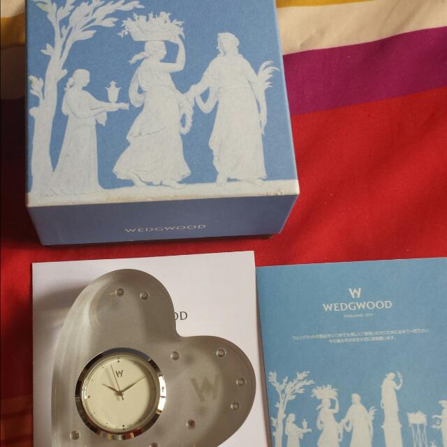 Wedgwood Table Clock, Furniture & Home Living, Kitchenware & Tableware ...