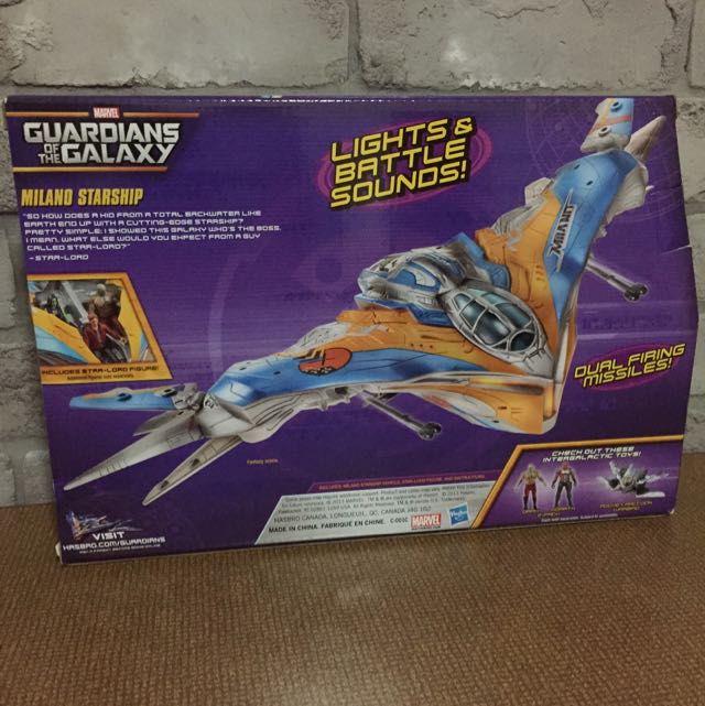 Marvel Guardians Of The Galaxy MILANO STARSHIP Vehicle Playset, Hobbies ...