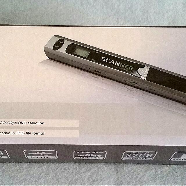 SCANNER Handy Scanner (Red Color), Computers & Tech, Parts ...