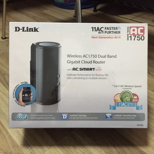 D-Link DIR-868L Wireless AC1750 Gigabit Cloud Router, Computers & Tech ...