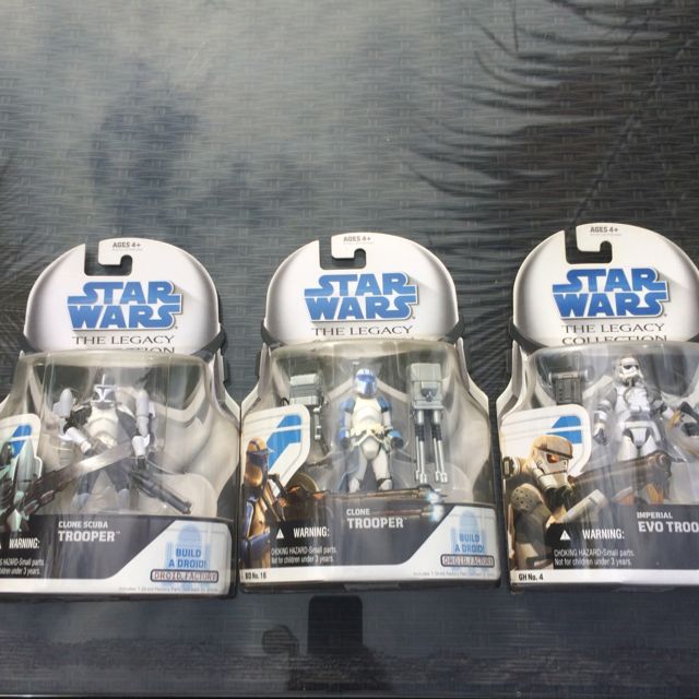 Hasbro Star Wars The Legacy Collection Clone Scuba Trooper Quad Clone ...