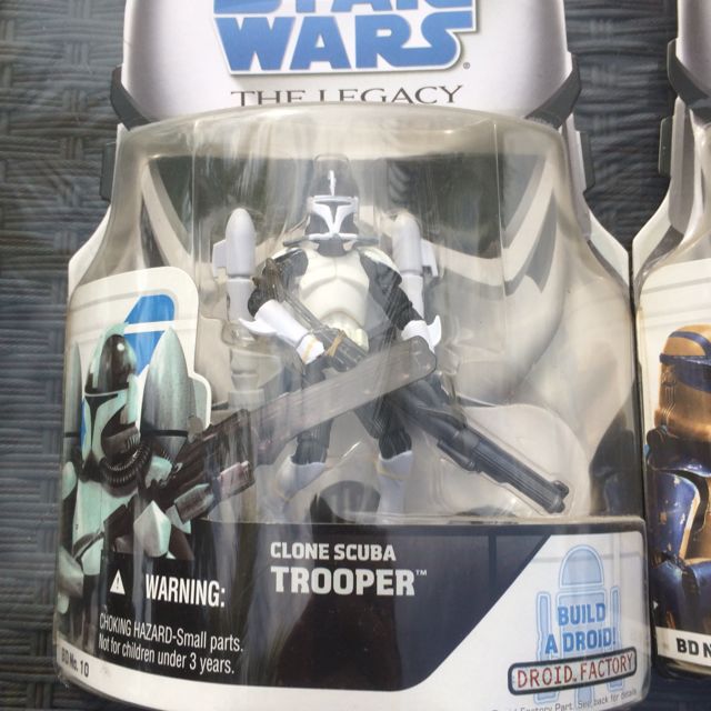 Hasbro Star Wars The Legacy Collection Clone Scuba Trooper Quad Clone ...