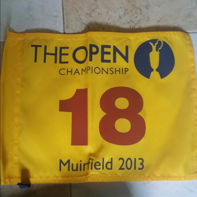 2013 The Open Pin Flag, Sports Equipment, Sports & Games, Billiards ...