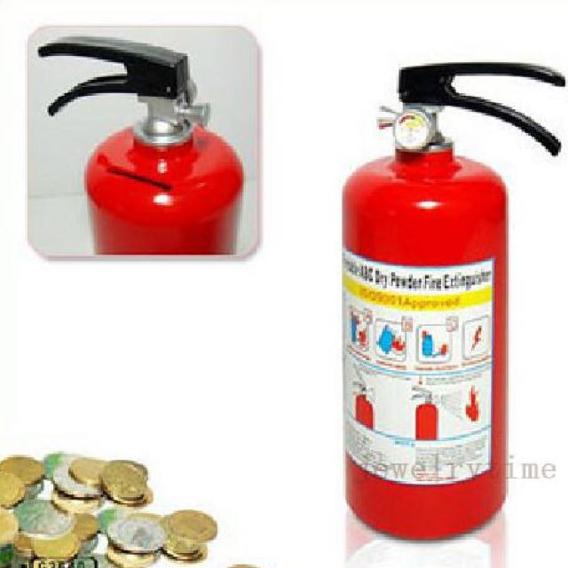 Coin Bank Fire Extinguisher Piggy Money Box, Hobbies & Toys ...