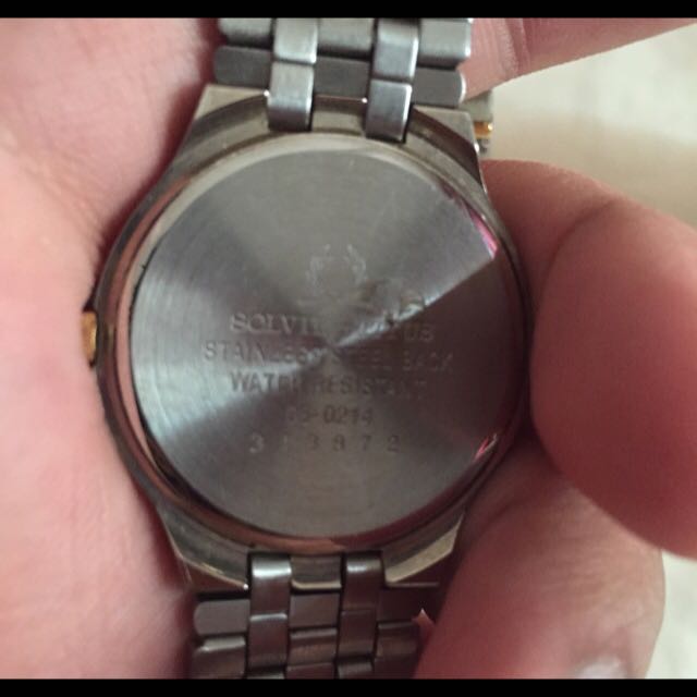 RARE Vintage Solvil ET Titus Gold Silver Steel Watch 06-0214, Luxury ...