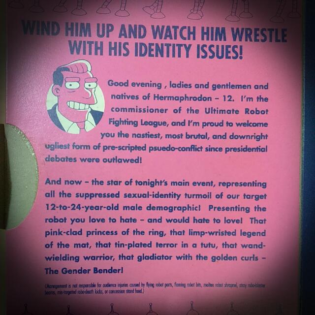 Retrolicious - Futurama - Gender Bender Robot Action Toy, Hobbies ...