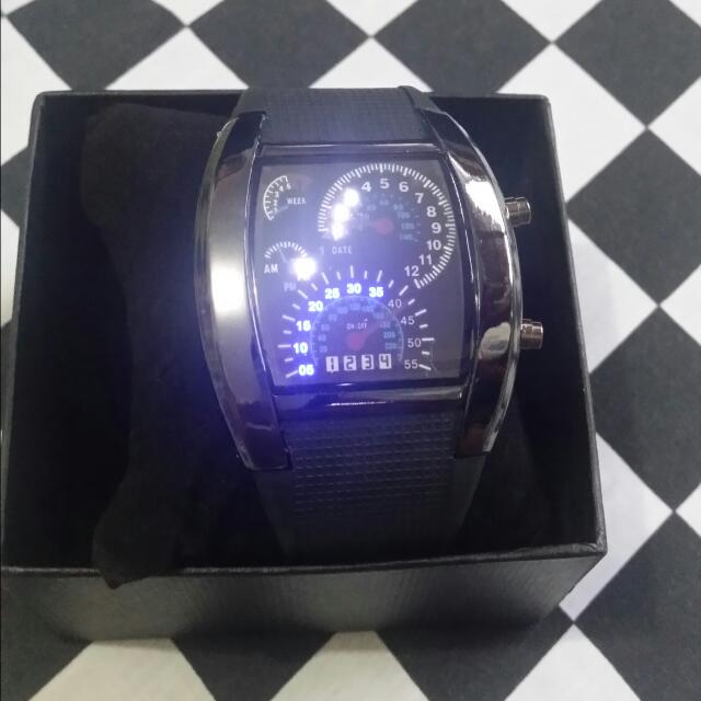 Motor sport RPM Tachometer watch, Sports Equipment, Exercise & Fitness ...