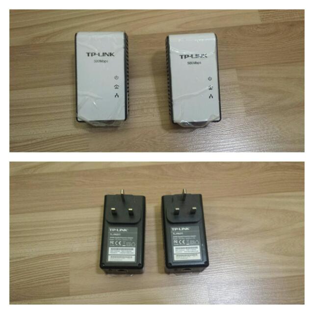 TP-LINK AV500 Gigabit Powerline Adapter, Computers & Tech, Parts ...