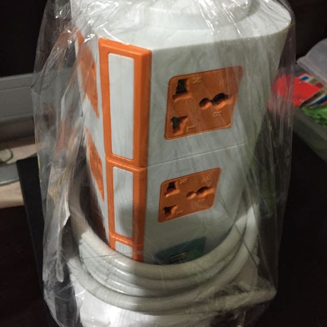 Power Socket.3 Layer, TV & Home Appliances, Electrical, Adaptors ...