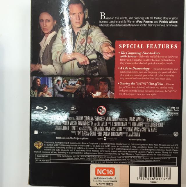 The Conjuring Bly-Ray, Everything Else on Carousell