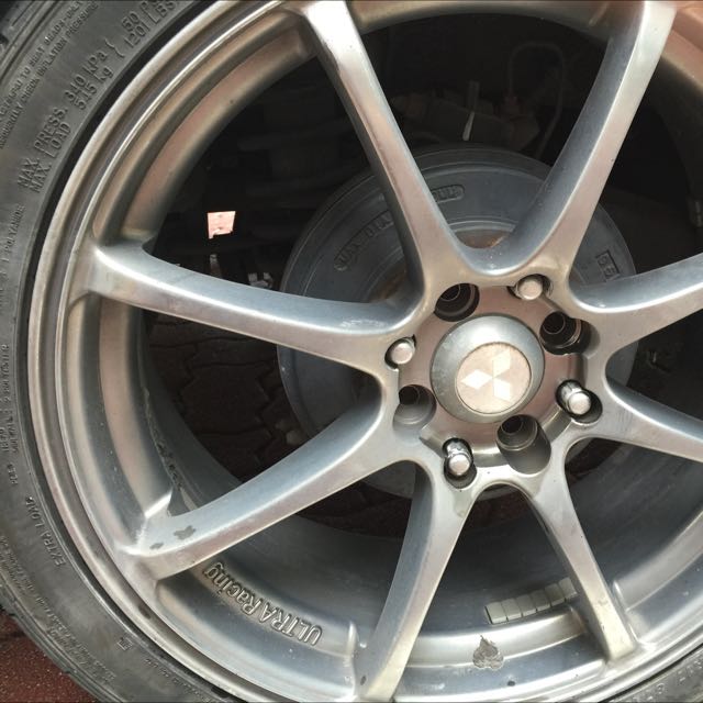 2nd Hand ALUTEC Front Strut Bar & Lower Strut Bar For Lancer GLX. 17 ...