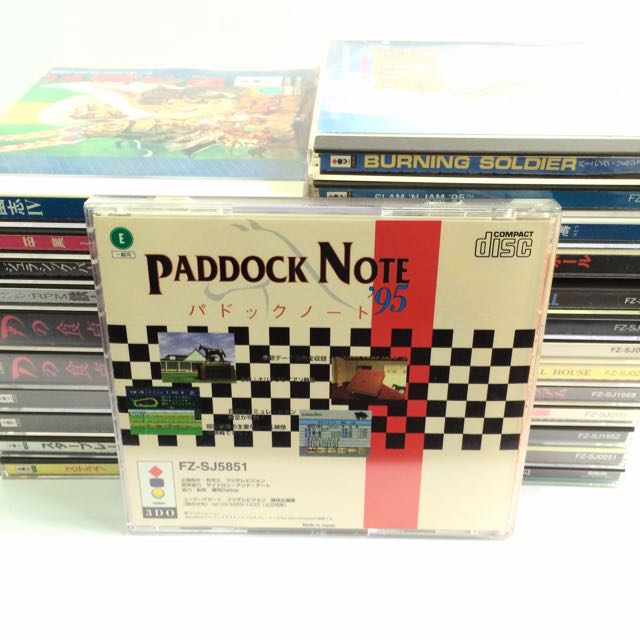 3DO - Paddock Note '95, Video Gaming, Video Games, Others on Carousell