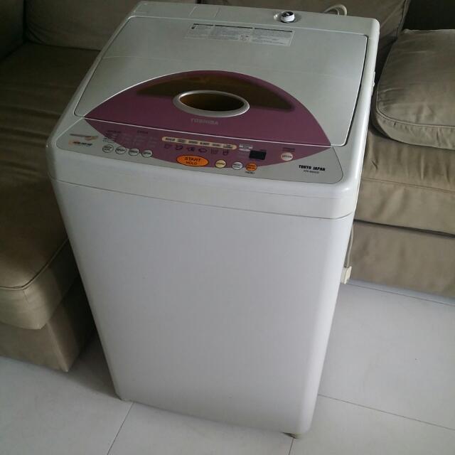 (reserved) toshiba washing machine aw-8800s, TV & Home Appliances ...