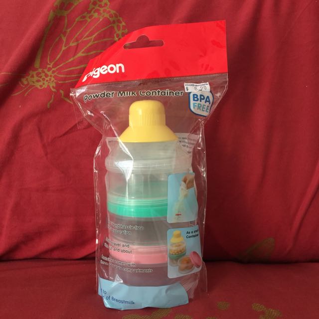 Brand New Pigeon Powder Milk Container, Babies & Kids, Nursing ...