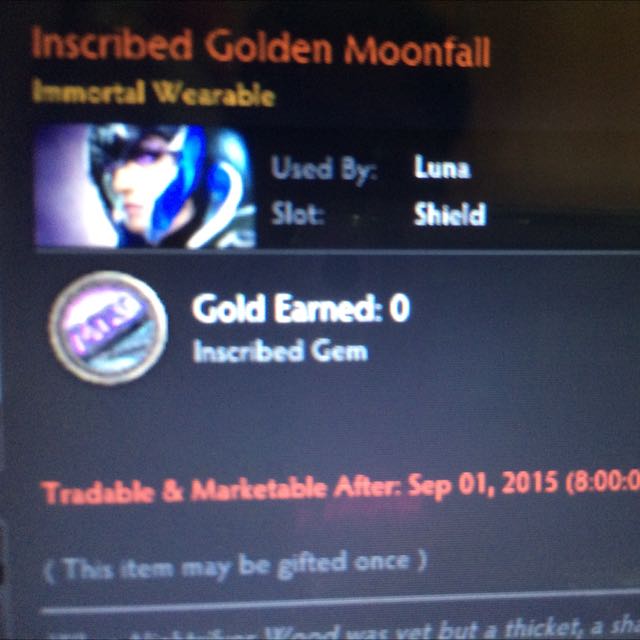 Dota 2 GOLDEN Luna Moonfall, Hobbies & Toys, Toys & Games on Carousell