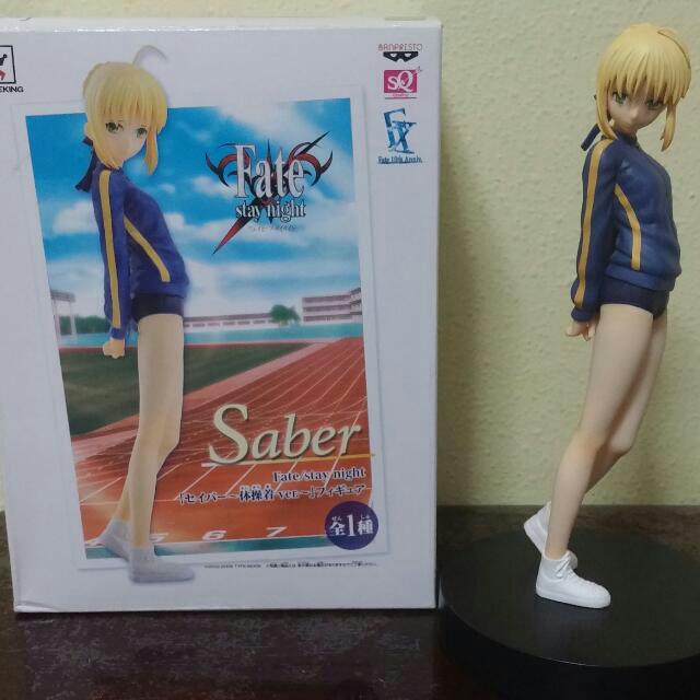 Fate/Stay Night 10th Anniversary Saber Gym Wear ver. PVC Figure ...