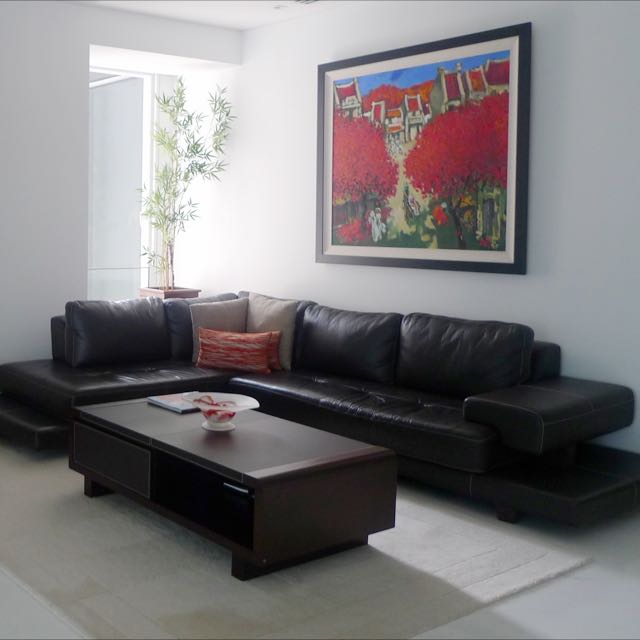 Large Couch and Coffee Table Set, Furniture & Home Living, Furniture ...