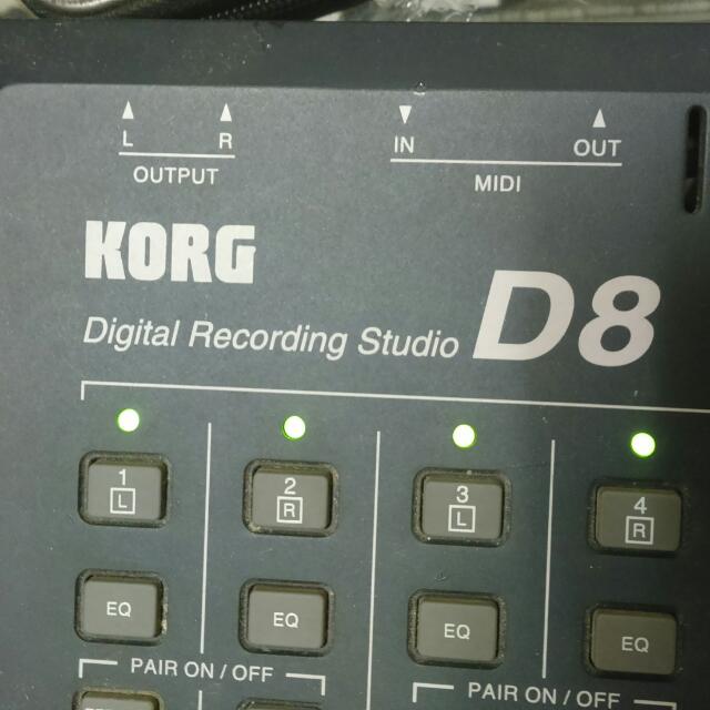 Korg D8 Digital Recording Studio, Hobbies & Toys, Music & Media, Music ...