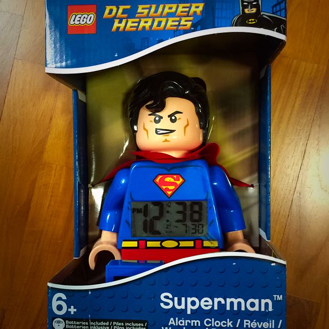 Lego Kids Super Heroes Superman Alarm Clock, Hobbies & Toys, Toys ...