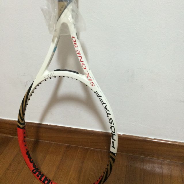 (reserved) Wilson BLX Pro Staff 90 Tennis Racket, Sports Equipment ...