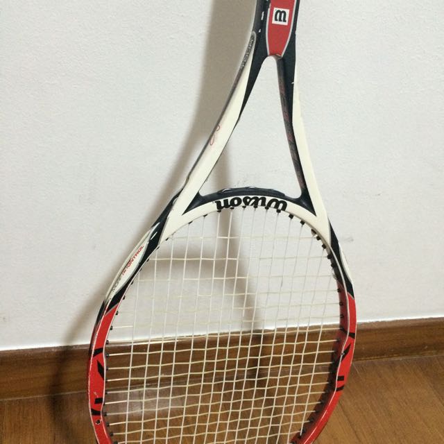 Wilson K Factor K Six One Tour 90 Tennis Racket, Sports Equipment ...