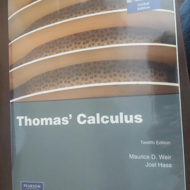 Thomas' Calculus 12th, Hobbies & Toys, Books & Magazines, Textbooks on ...