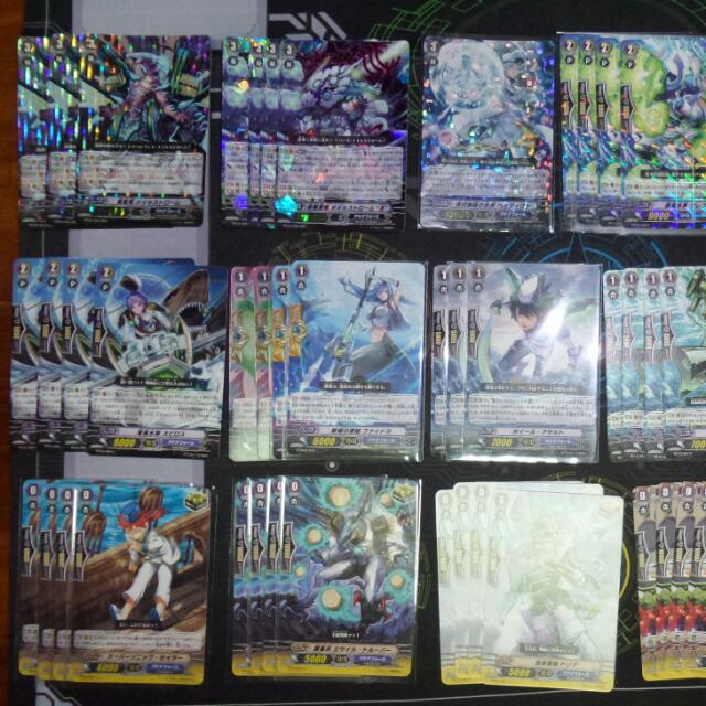 Aqua force Deck Maelstrom Reverse And Maelstrom Build, Hobbies & Toys ...