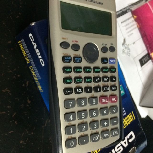 CASIO FINANCIAL CALCULATOR, Everything Else on Carousell