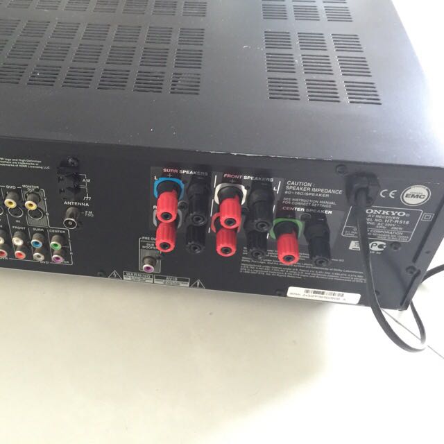 Onkyo Av Home Theatre Receiver Amplifier HT R518, Computers & Tech, Parts & Accessories ...