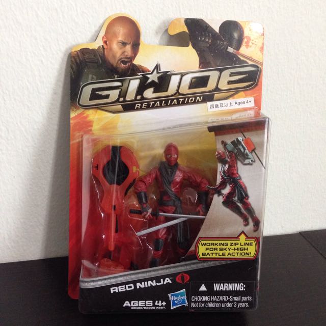 GI Joe Retaliation Wave 1 Red Ninja figure, Hobbies & Toys, Toys ...