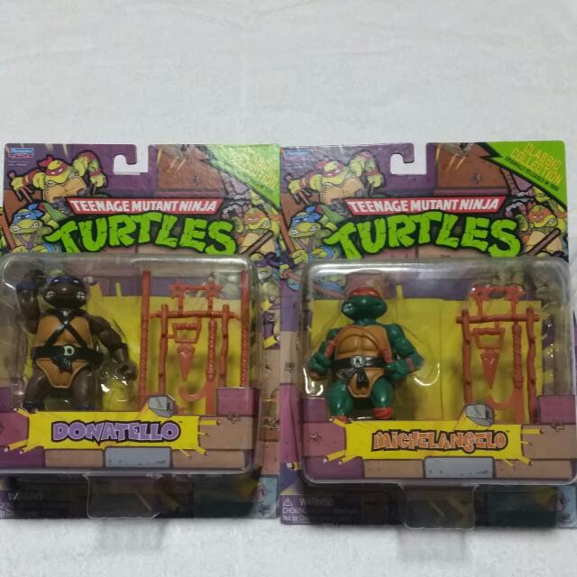 PLAYMATES TEENAGE MUTANT NINJA TURTLES CLASSIC COLLECTION 1988 MOSC ...