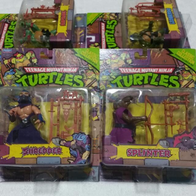 PLAYMATES TEENAGE MUTANT NINJA TURTLES CLASSIC COLLECTION 1988 MOSC ...