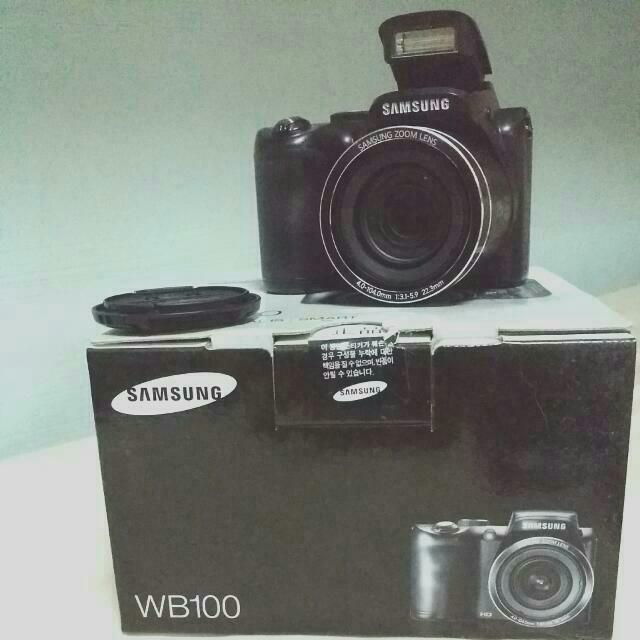 SAMSUNG DIGITAL CAMERA WB100, Photography, Cameras on Carousell