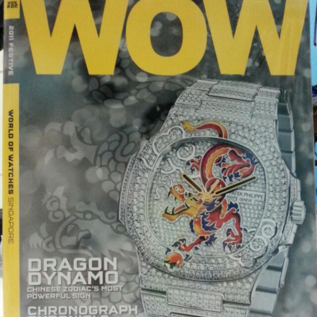 WOW World Of Watches Magazine Singapore Edition Issue 19 to 23. Each $7 ...