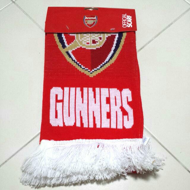 ARSENAL OFFICIAL AND AUTHENTIC SCARF, Sports Equipment, Sports & Games ...