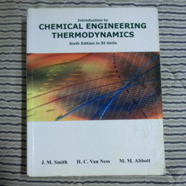 Introduction To Chemical Engineering Thermodynamics 6th Edition McGraw ...