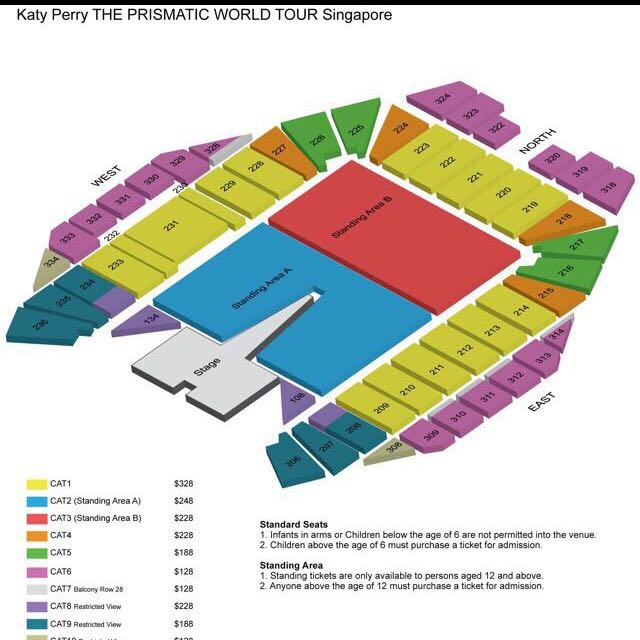 KATY PERRY STANDING AREA A @440 Per Pair!, Tickets & Vouchers, Local ...