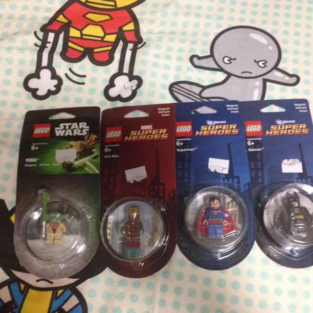 Lego Magnets Star Wars Yoda Super Heroes Batman Iron, Hobbies & Toys ...