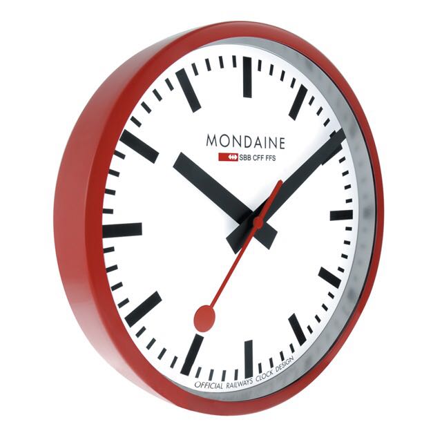 Mondaine Swiss Railway Wall Clocks - Rare & Stylish!, Furniture & Home ...
