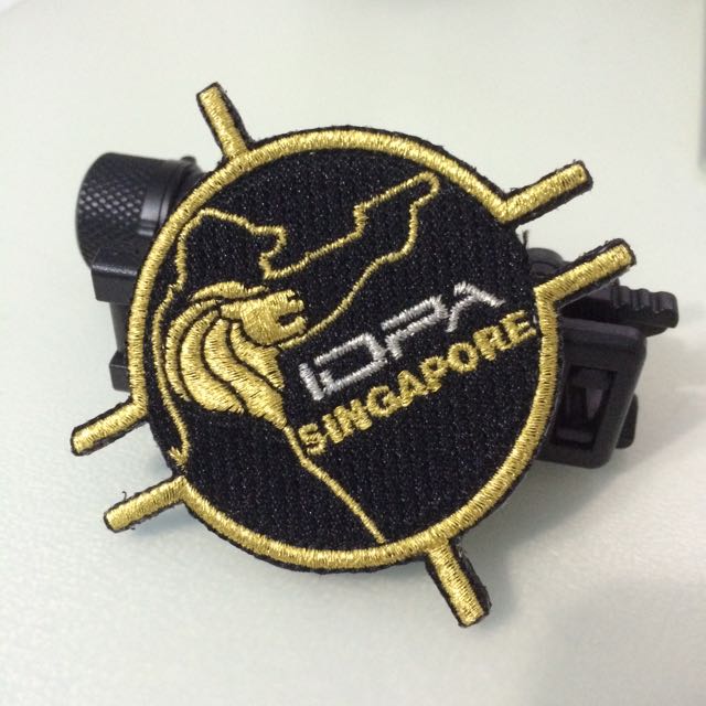 IDPA Morale Patch (Gold Embroidery/Limited Ed), Sports on Carousell