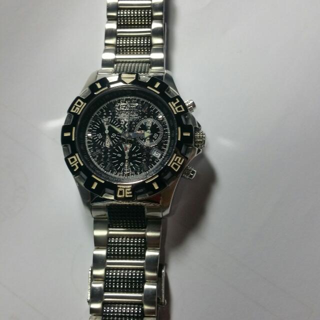 Invicta 3913 Swiss Quartz Chronograph Watch, Luxury, Watches on Carousell