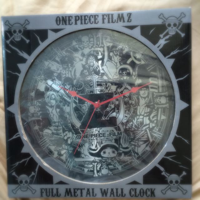 One Piece Full Metal Wall Clock, Hobbies & Toys, Memorabilia ...