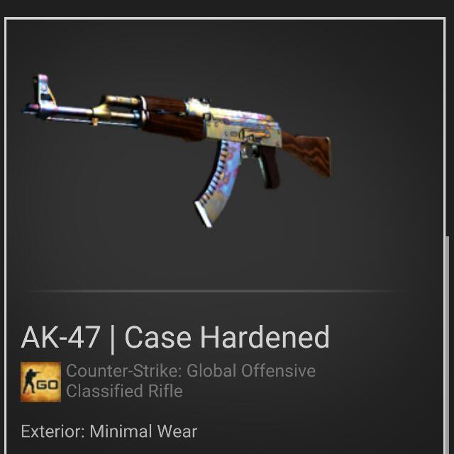 CSGO AK-47 Case Hardened MW, Hobbies & Toys, Toys & Games on Carousell