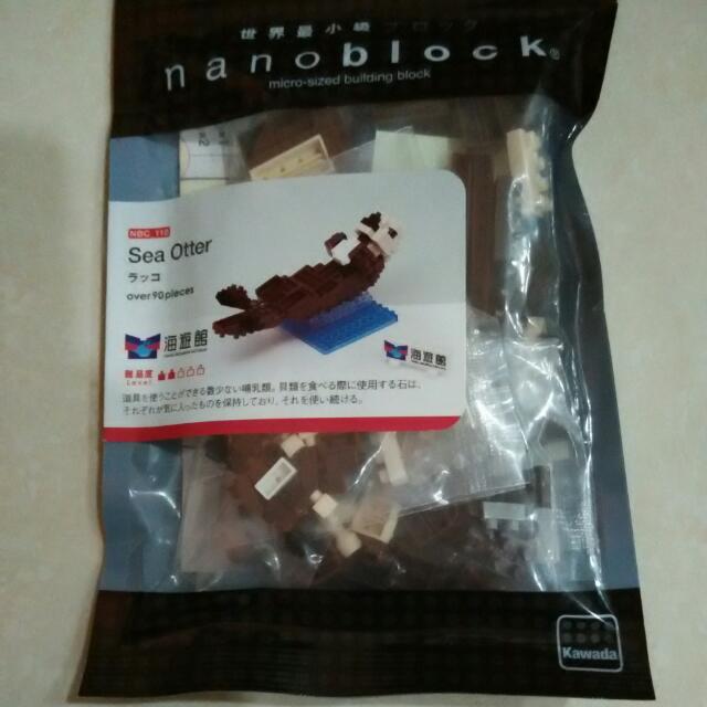 Nanoblock Osaka Aquarium Sea Otter, Hobbies & Toys, Toys & Games on ...