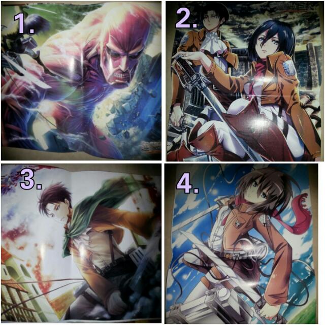 Shingeki No Kyojin(Attack On Titan) Posters And Postcards For Sale ...
