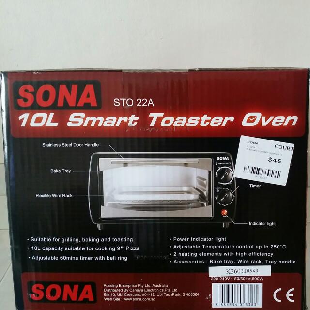 Sona 10L Smart Toaster Oven, Everything Else on Carousell